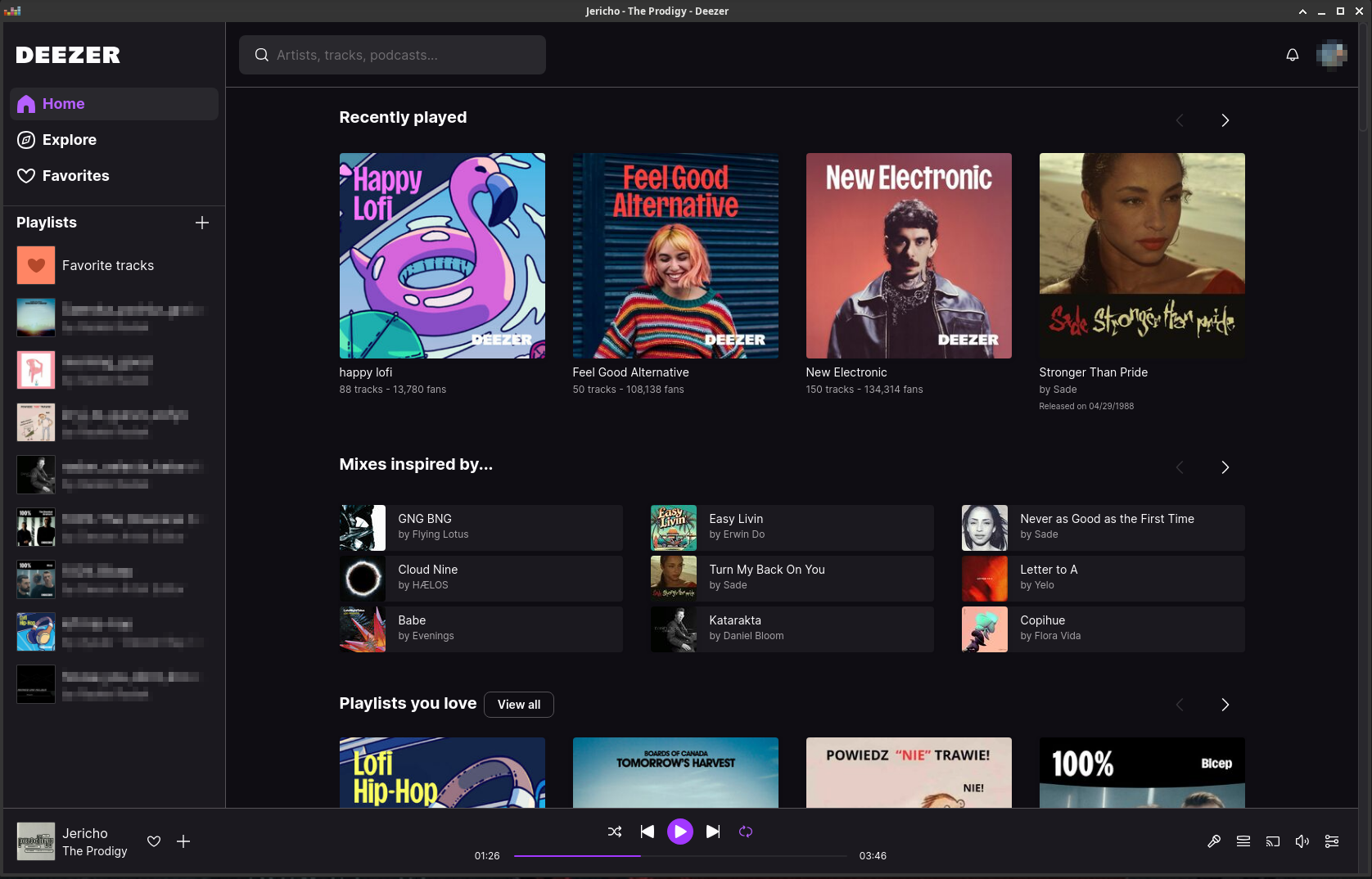 Install Deezer Lite Player on Linux | Snap Store