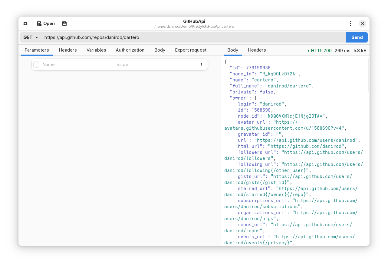 Install Cartero on Pop!_OS using the Snap Store | Snapcraft