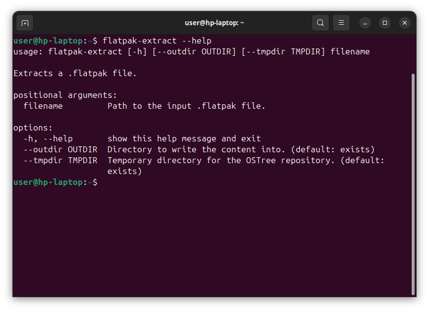 Install flatpak-extract on elementary OS using the Snap Store | Snapcraft