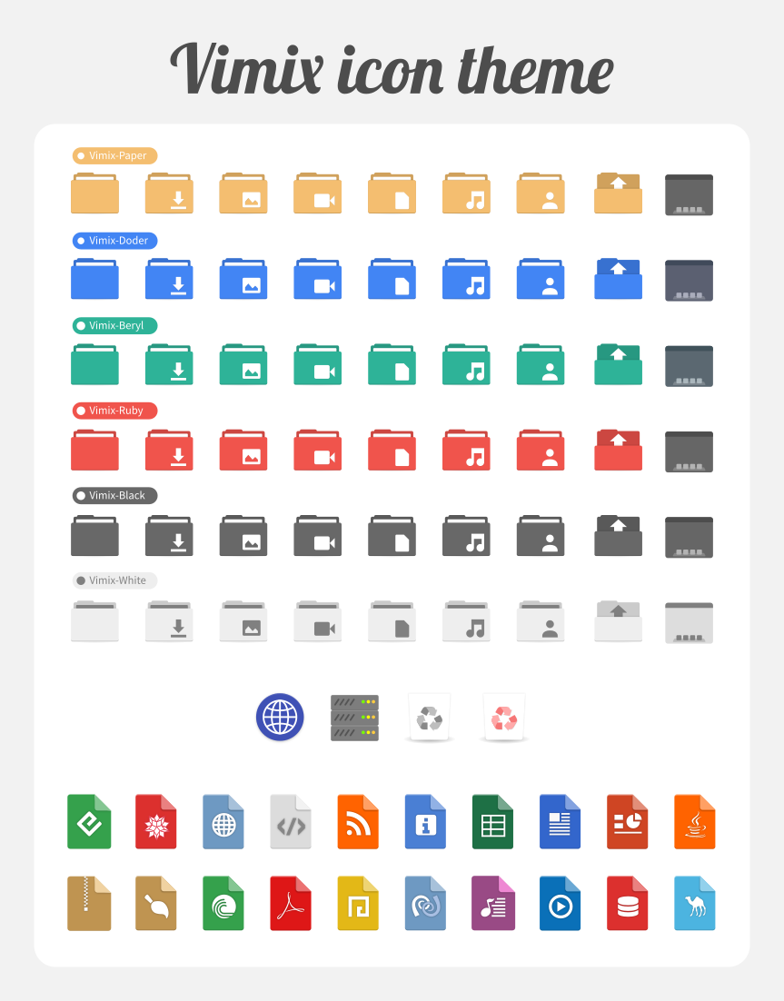 Install icon-theme-vimix on Linux | Snap Store