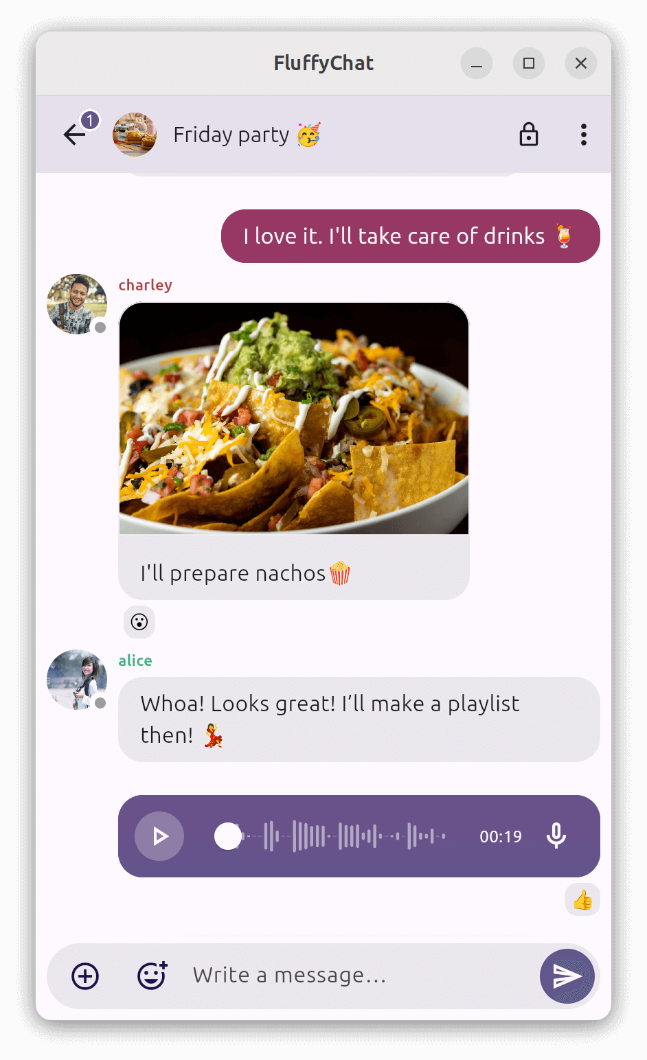 Install FluffyChat on Linux | Snap Store