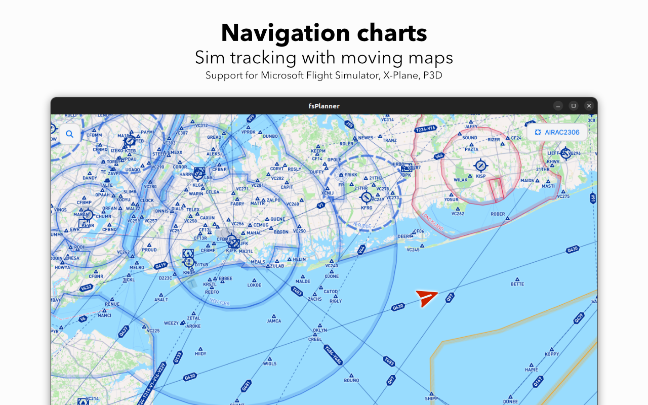 Install fsPlanner - Sim Flight Planner on Linux | Snap Store