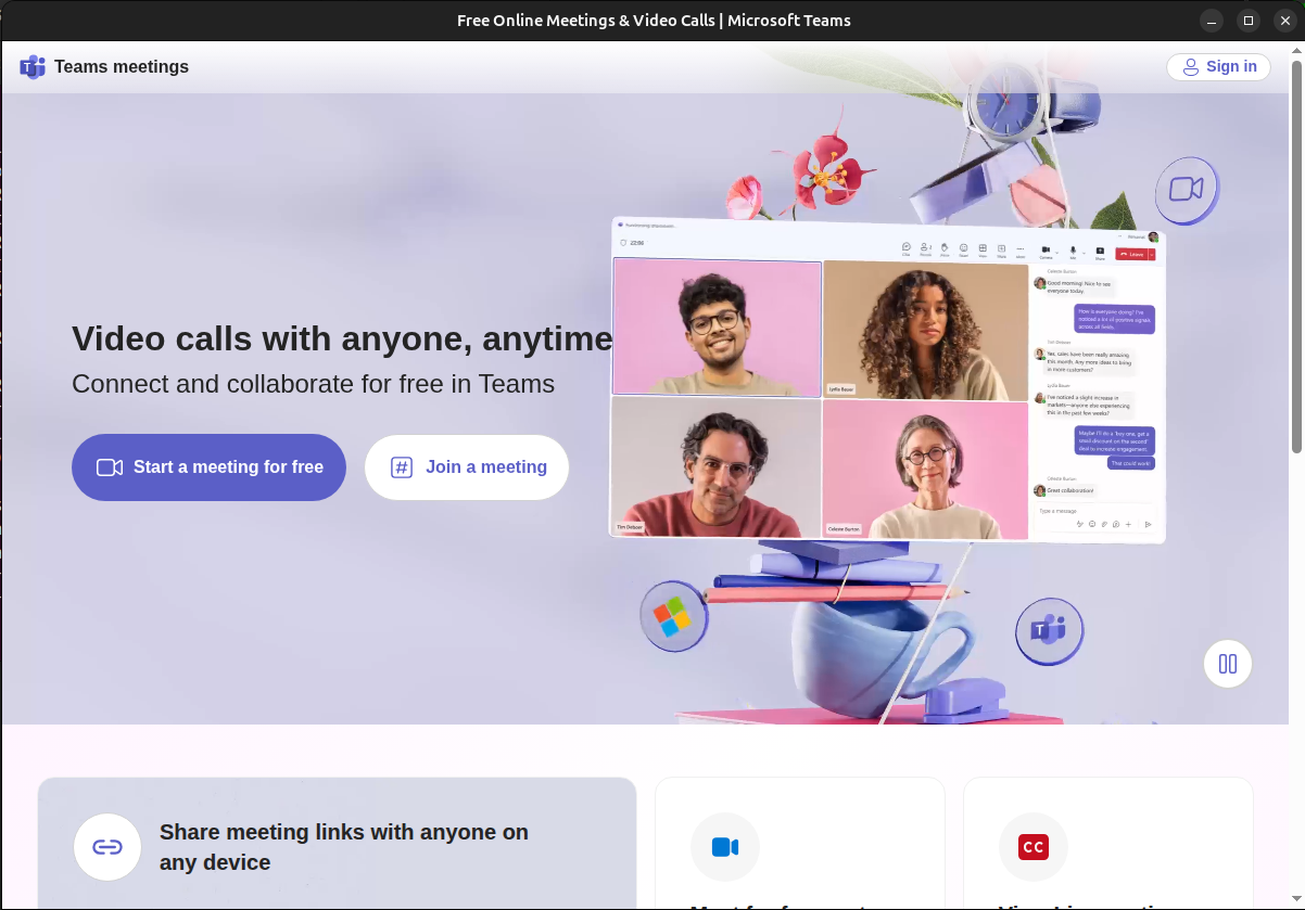 Install teams-linux on elementary OS using the Snap Store | Snapcraft