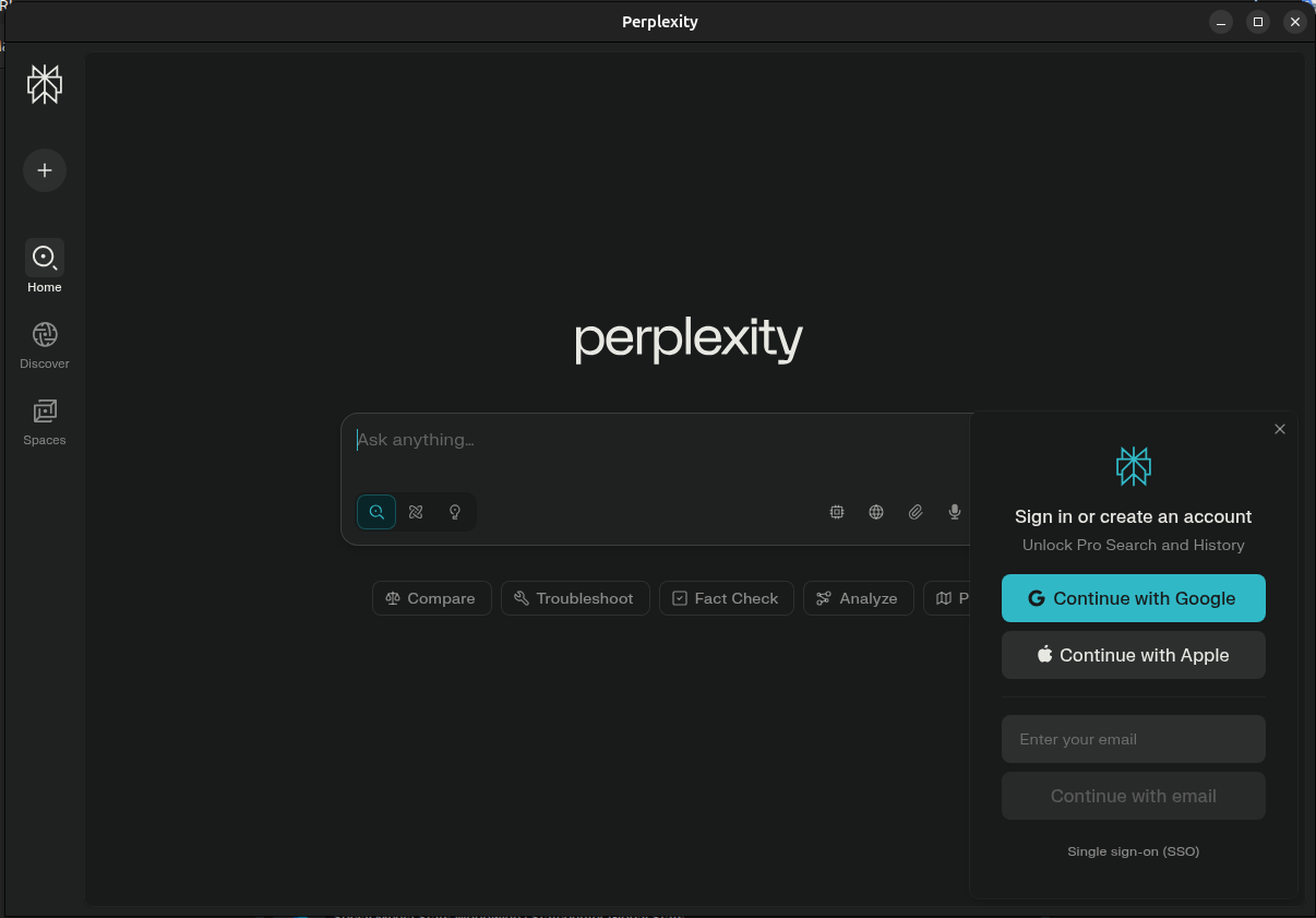 Install perplexity on Arch Linux using the Snap Store | Snapcraft