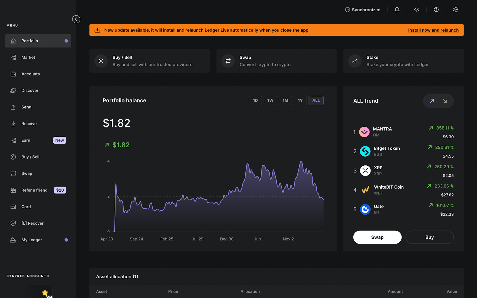 Install LedgerLive on Arch Linux using the Snap Store | Snapcraft