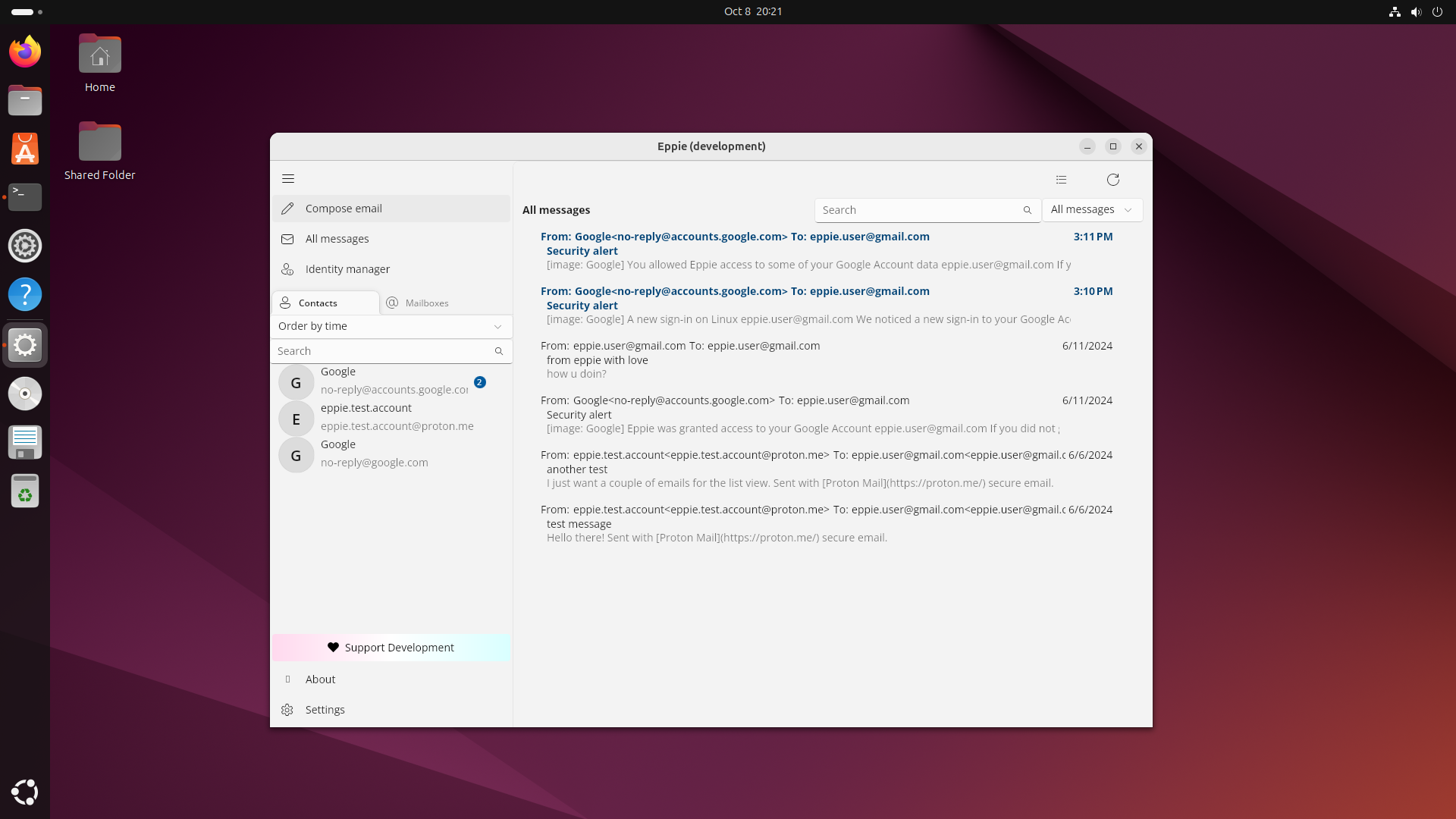 Install Eppie Mail on Arch Linux using the Snap Store | Snapcraft