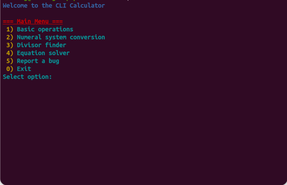 Install CLI Calculator on openSUSE using the Snap Store | Snapcraft