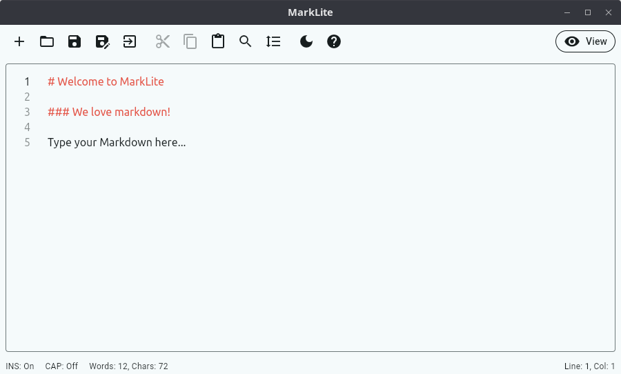 Install MarkLite on Debian using the Snap Store | Snapcraft